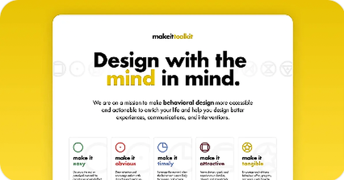 Make It Toolkit Poster by JOHN GUSIFF and Mahnaz Hajesmaeili on Maven